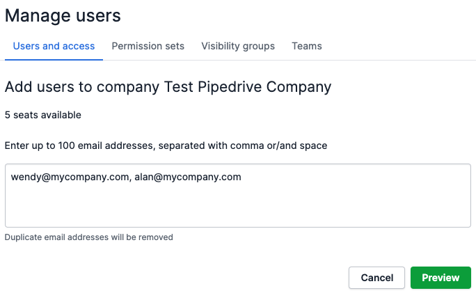 How can I add a user? - Knowledge Base | Pipedrive